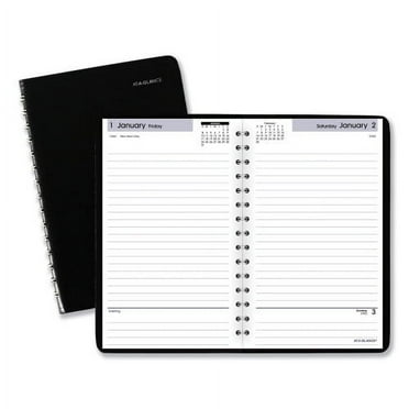 AT-A-GLANCE DayMinder 2024 Basic Daily Planner, Wirebound Appointment ...