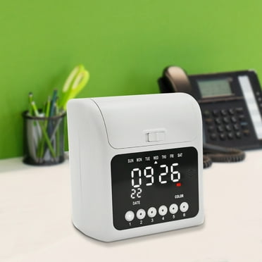 Time Clocks for Employees Small Business, Punch Time Clock Machine up ...