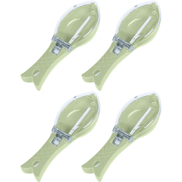 4 Pieces Fish Scaler Brush Easily Remove Fish Scales Plastic Fish ...