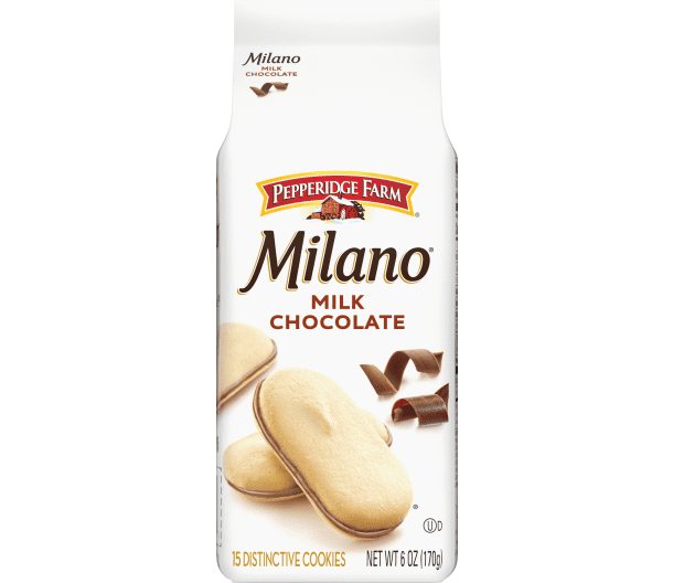 Pepperidge Farm Milano Cookies, Milk Chocolate, 3-Pack 6 Oz Bag ...