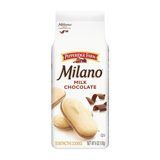 Pepperidge Farm Milano Cookies, Milk Chocolate, 3-Pack 6 Oz Bag ...