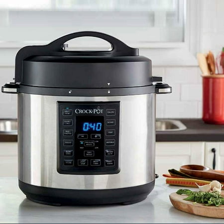 Sunbeam 6713523 6 qt. Black Stainless Steel Programmable Multi-Cooker ...