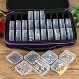 30 Grids Bead Organizer Box, Bead Storage Box for Jewelry Beads Rings ...