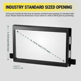 Scosche Double DIN Dash Kit Compatible with 1995-2011 Ford Lincoln ...