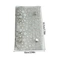 Photo Album Protector, 3.94x7.76" PVC Cover 6-Ring Design for Cards ...