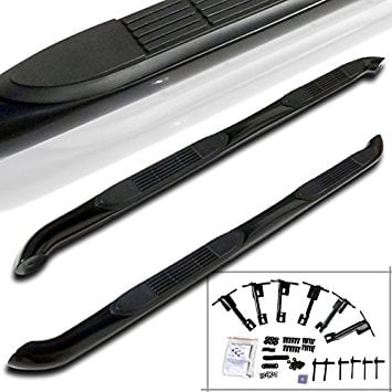 Spec-D Tuning SSB3-H306BK-WB Hummer H3 3" Stainless Black Running ...