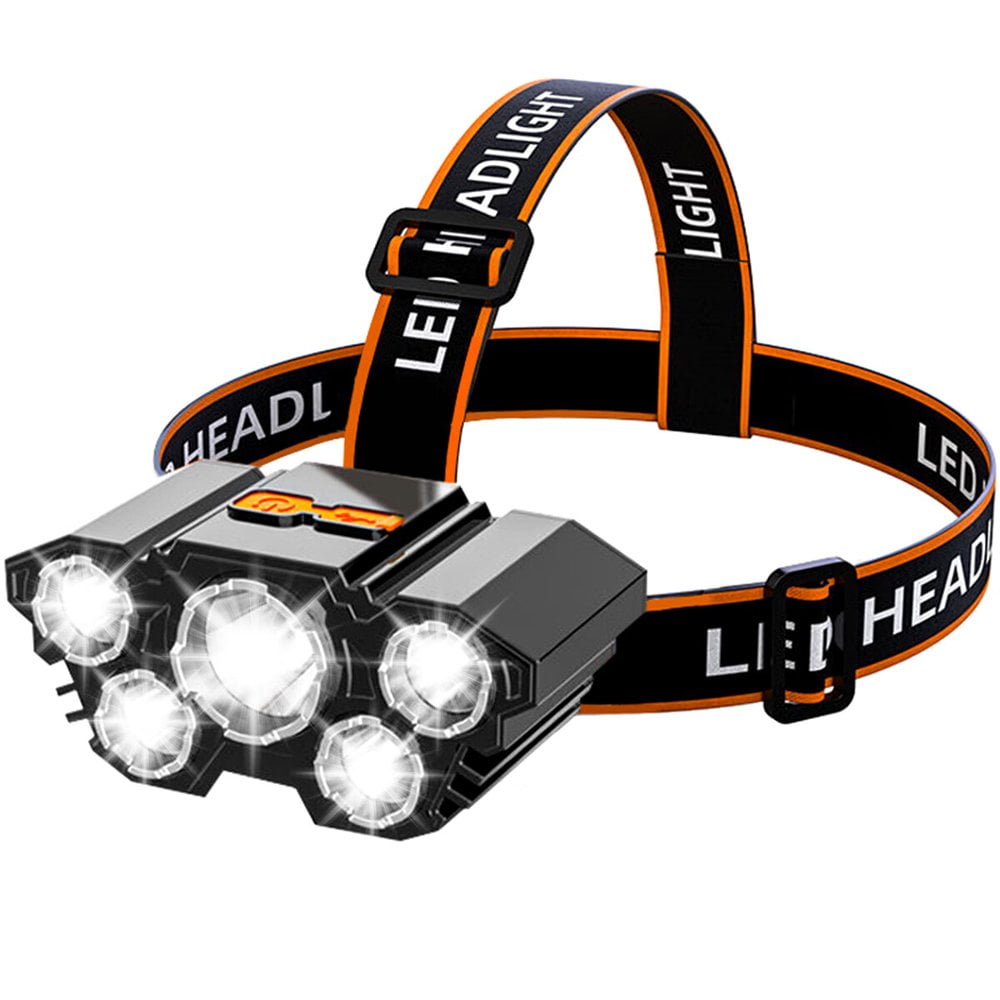Click here for Yoptop Led Headlamps 5 Led Headlight Adjustable Br... prices