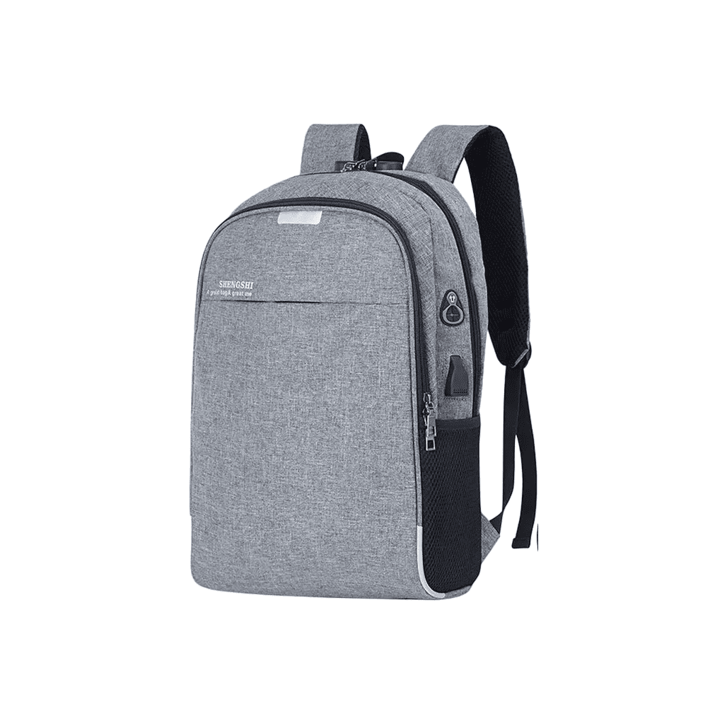 Mochila Porta Laptop LAB.G Unisex Gris con Puerto USB | Walmart en línea