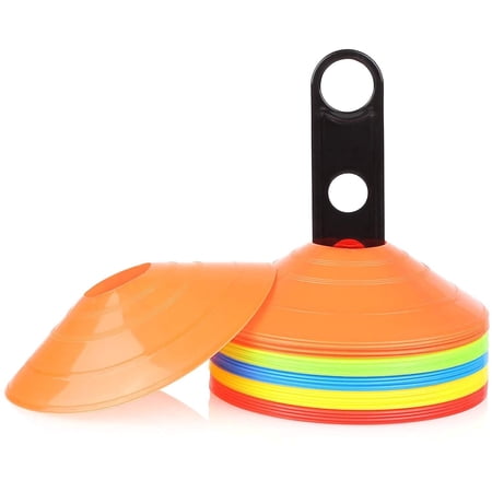 Set of 50 Soccer Marking Plots Training Cones Supporting 5 Different ...