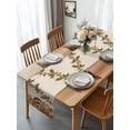 Burlap Table Runner 70 Inches Long, Cute Hedgehog Fall Mushroom on ...