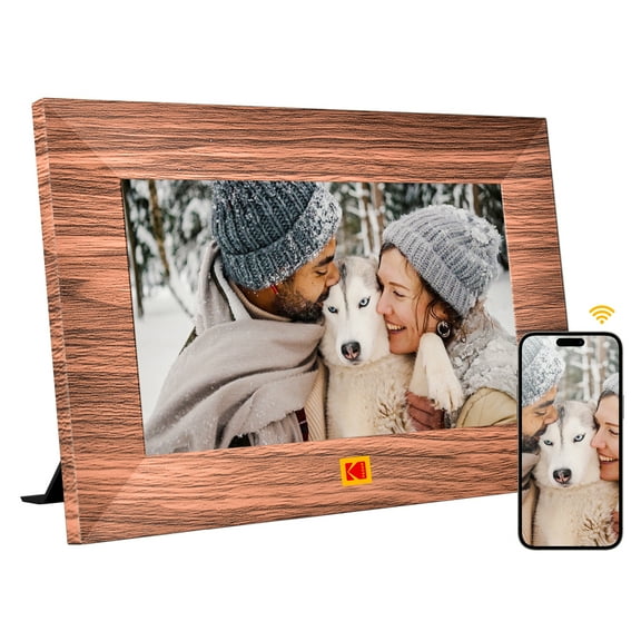 MyLuma 7" PhotoShare WiFi Digital Picture Frame with built-in LEDs in ...