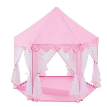 SHANNA Princess Castle Play Tent for Little Girls with LED Star Lights ...