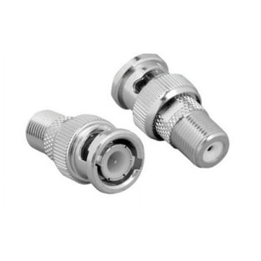 Coaxial Audio/Video F-Type Female to RCA Male RF Plug Adapter Connector ...