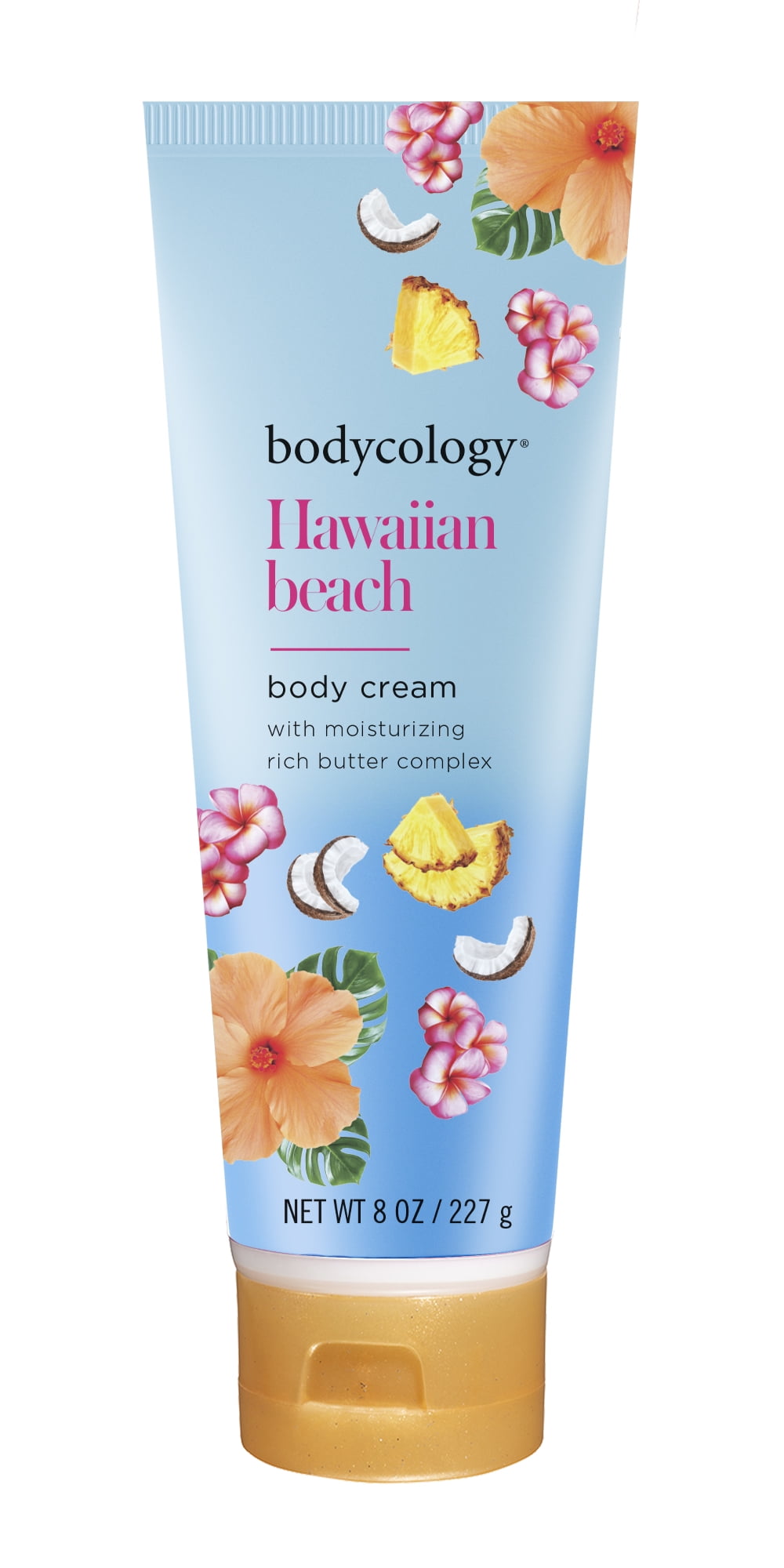 Bodycology Hawaiian Beach Body Cream, 8 oz - Walmart.com