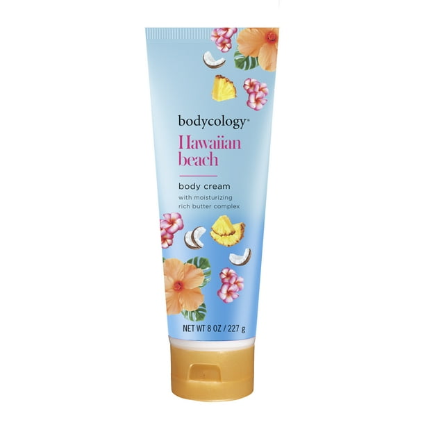 Bodycology Hawaiian Beach Body Cream, 8 oz - Walmart.com