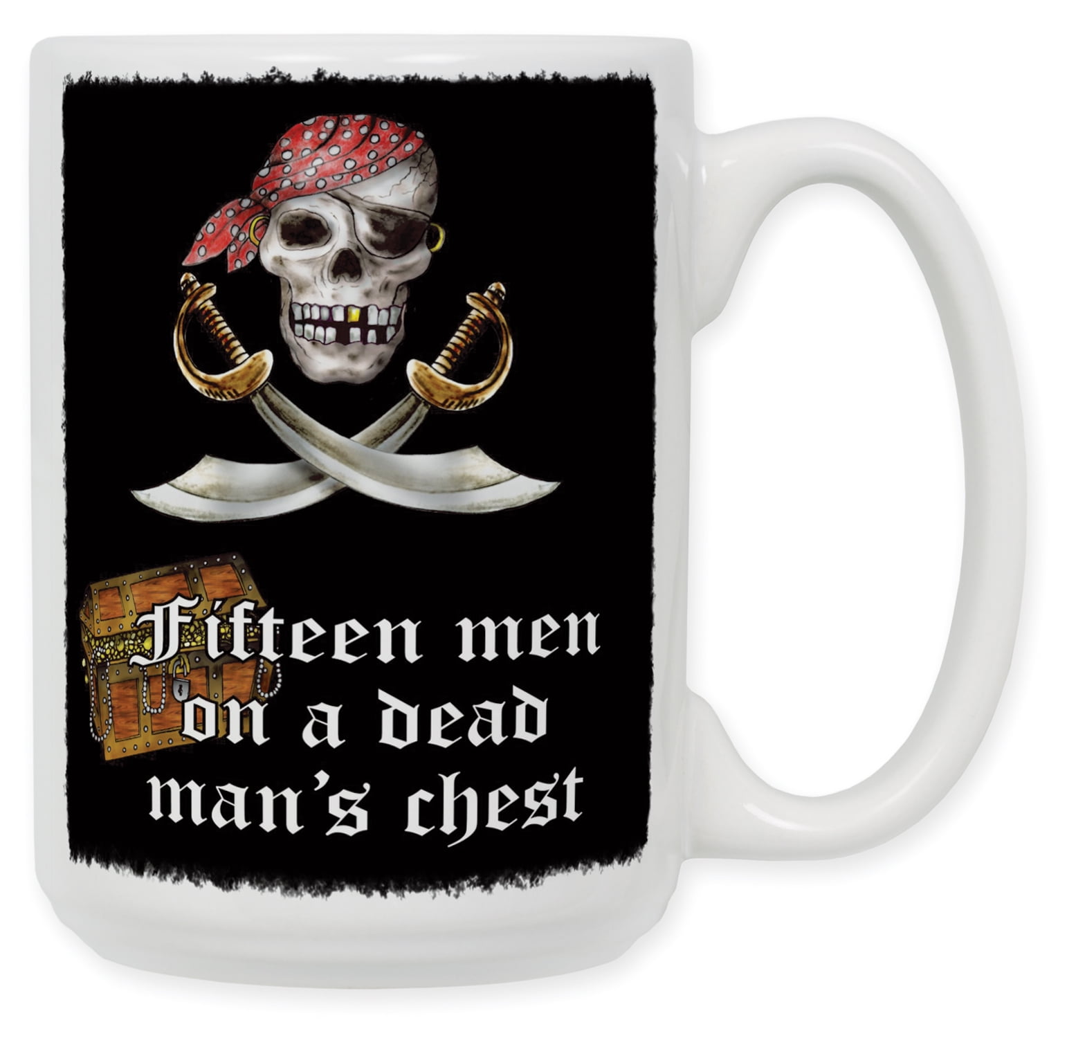 15 Ounce Ceramic Coffee Mug - Dead Man's Chest - Walmart.com