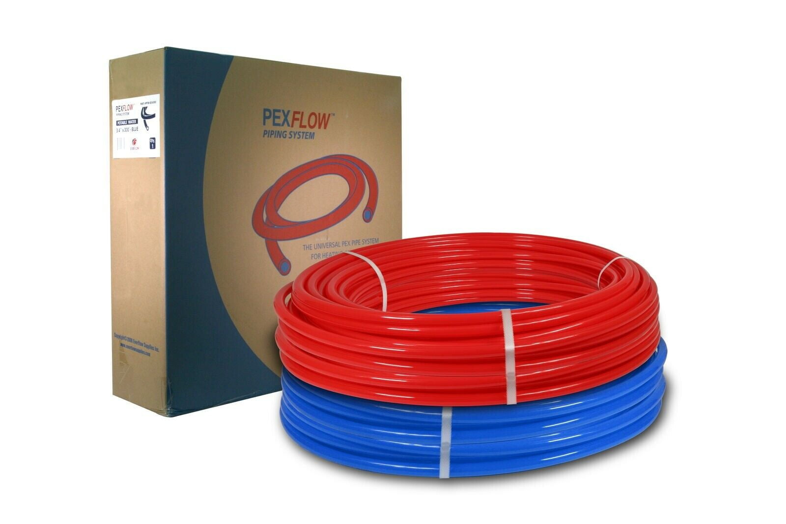 PEX TUBING KIT WITH RED AND BLUE POTABLE WATER PEX TUBING PEX Tubing ...