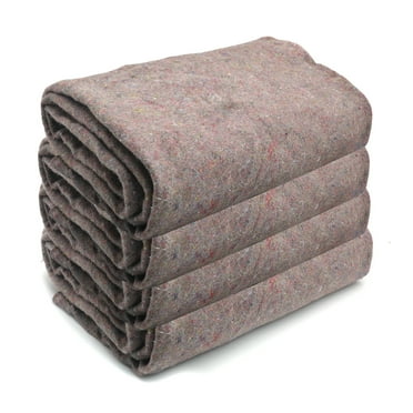 BENTISM Moving Blankets Packing Blankets 80" x 72" Furniture Pads 12 ...