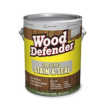 Wood Defender Semi-transparent Fence Stain Rustic Oak gallon - Walmart.com