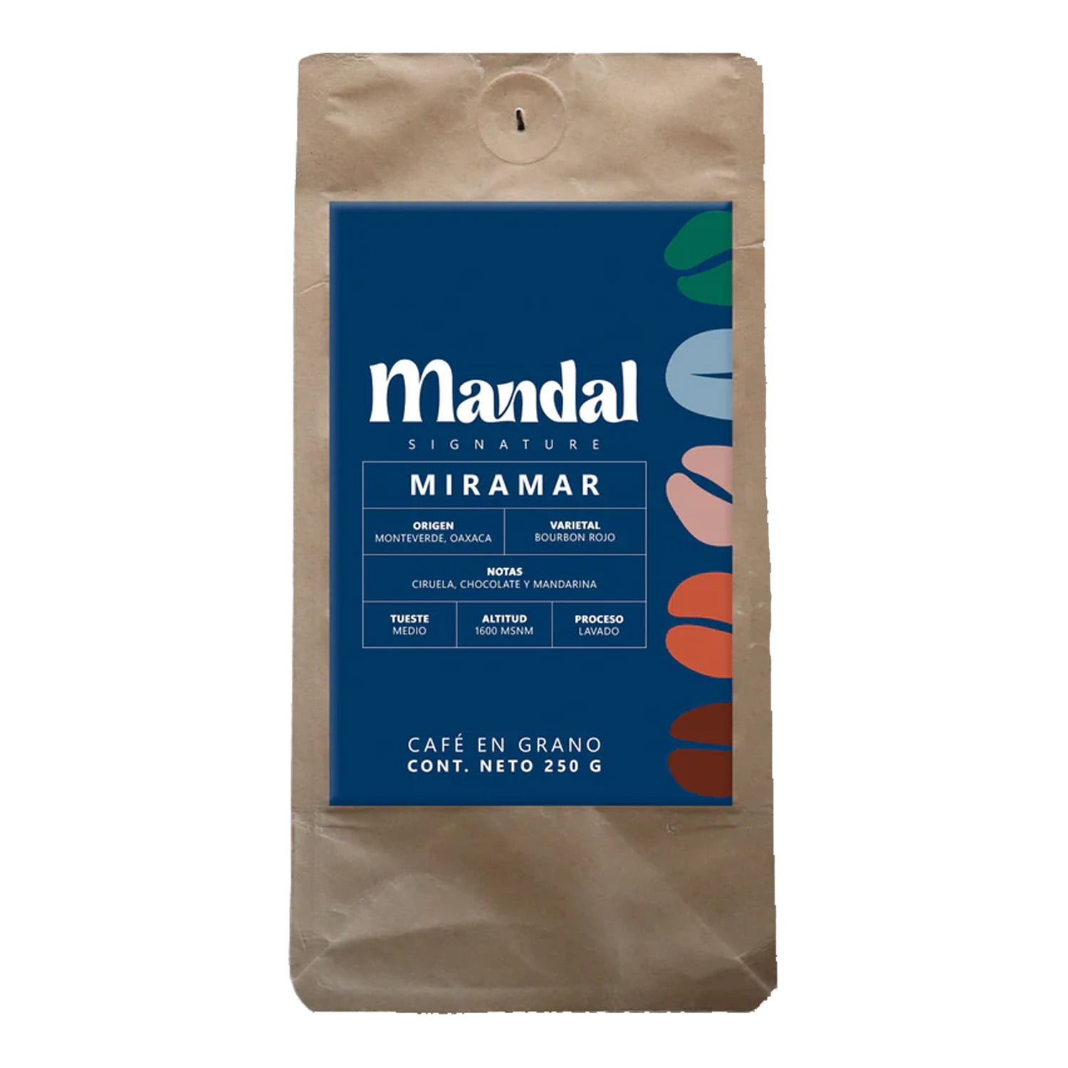 Café Miramar Mandal Signature de Oaxaca en Grano 250grs | Walmart en línea
