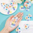 16Pcs 4 Style Transparent Clear Acrylic Pendants 3D Printed with Film ...