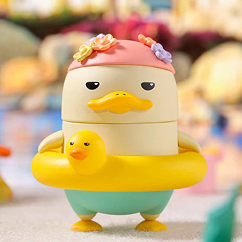 POP MART Duckoo Tropical Island Series Action Figure Toys Cute Duckoo ...