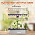 Hydroponics Growing System Kit,15 Pods Indoor Garden with 36W Grow ...