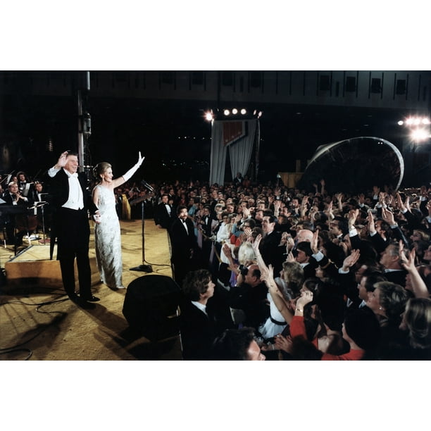 President Ronald Reagan And First Lady Nancy Reagan Appear At One Of ...