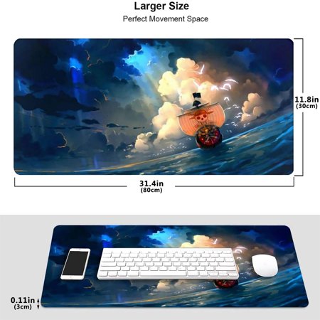 Anime One piece Luffy Roronoa Zoro Nami mouse pad laptop PC non-slip ...