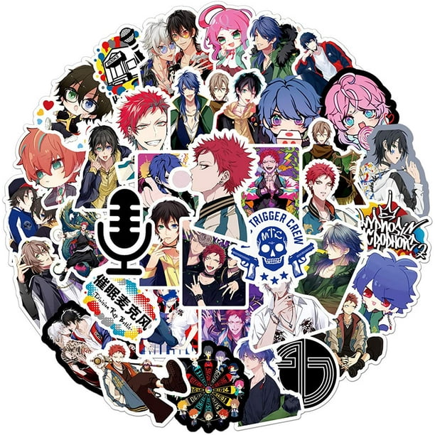 Hypnosis Microphone Stickers, 50pcs, Hypnosis Mic Anime Movie Sticker ...