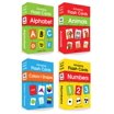 Flash Cards Set: Alphabet, Colors & Shapes, First Words, and Numbers ...