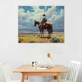 GOSMITH Western Cowboy Wall Art Canvas Prints, Old West Decor, Classic ...