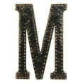 Metal Wall Decor Letter A With Rivets - Galvanized Zinc - Walmart.com