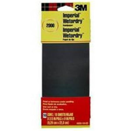 3M 4375614 3.66 x 9 in. 2000 Grit Wet & Dry Sandpaper - Walmart.ca