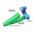 10A 2mm Copper Fully Insulated Alligator Clip for Electronics Testing ...