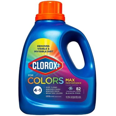 Clorox 2 for Colors Free & Clear Stain Remover, Color Brightener, 112 ...