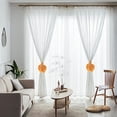 2 Pack Boho Curtain Tiebacks,Hand Knitting Cotton Curtain Holdbacks ...