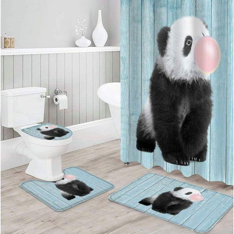 Panda Bathroom Set