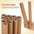 BESTYASH 20Pcs Paperboard Mailing Tubes for Document and Poster Storage ...