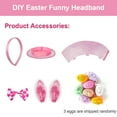 DIY Easter Bunny Headband Kit - Funny Rabbit Ear & Hat Design with 3 ...