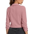 Bixock Women's Dress Blazer 3/4 Sleeve Suits Jackets Solid Color ...