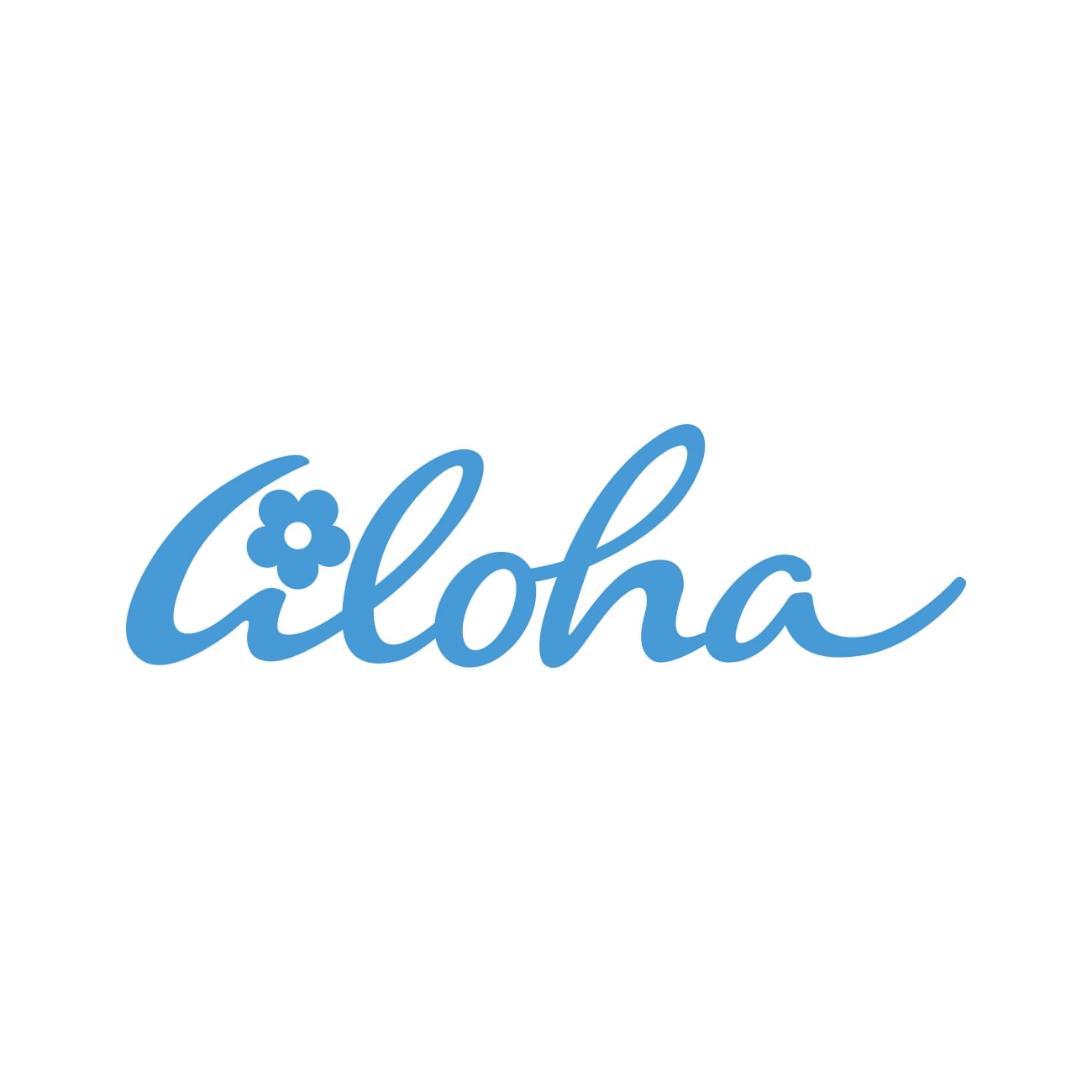Aloha Sticker Decal Die Cut - Self Adhesive Vinyl - Weatherproof - Made ...