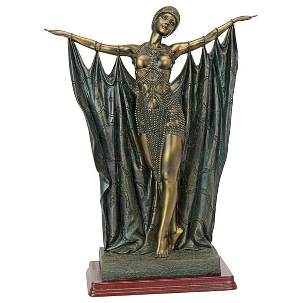 Design Toscano Queen Semiramis Exotic Dancer Art Deco Statue - Walmart.com