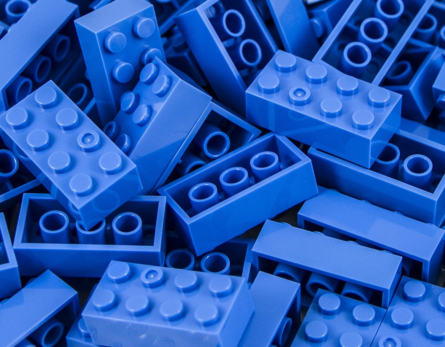 IMEX 2x4 Stud Ocean Blue Interlocking Building Bricks 100 Pieces ...