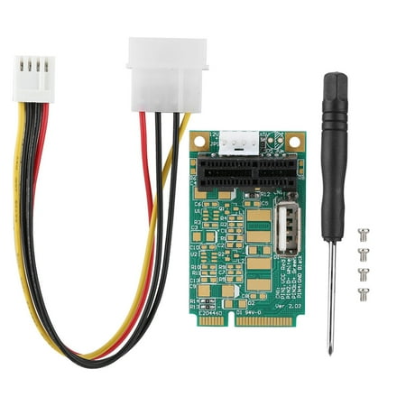 Riser Card, Mini Portable Practical Slot Side Open Design PCI-E Riser ...