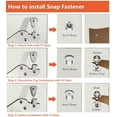 Snap Installation Tool Heavy Duty Snap Fastener Tool KitSnap Fastener ...