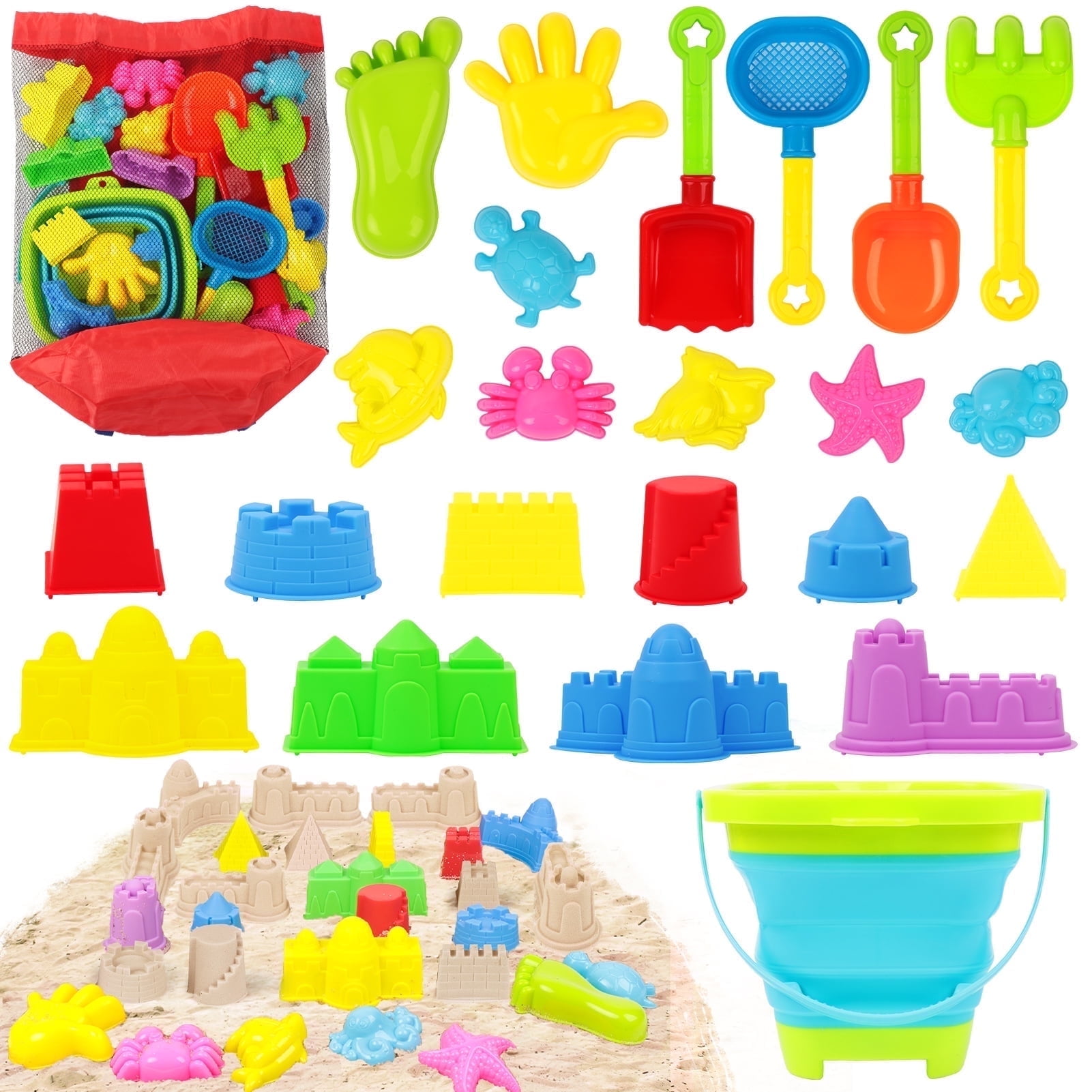 Click here for Grm Sand Toys 24pcs Grm  Sandbox Toys With Collaps... prices