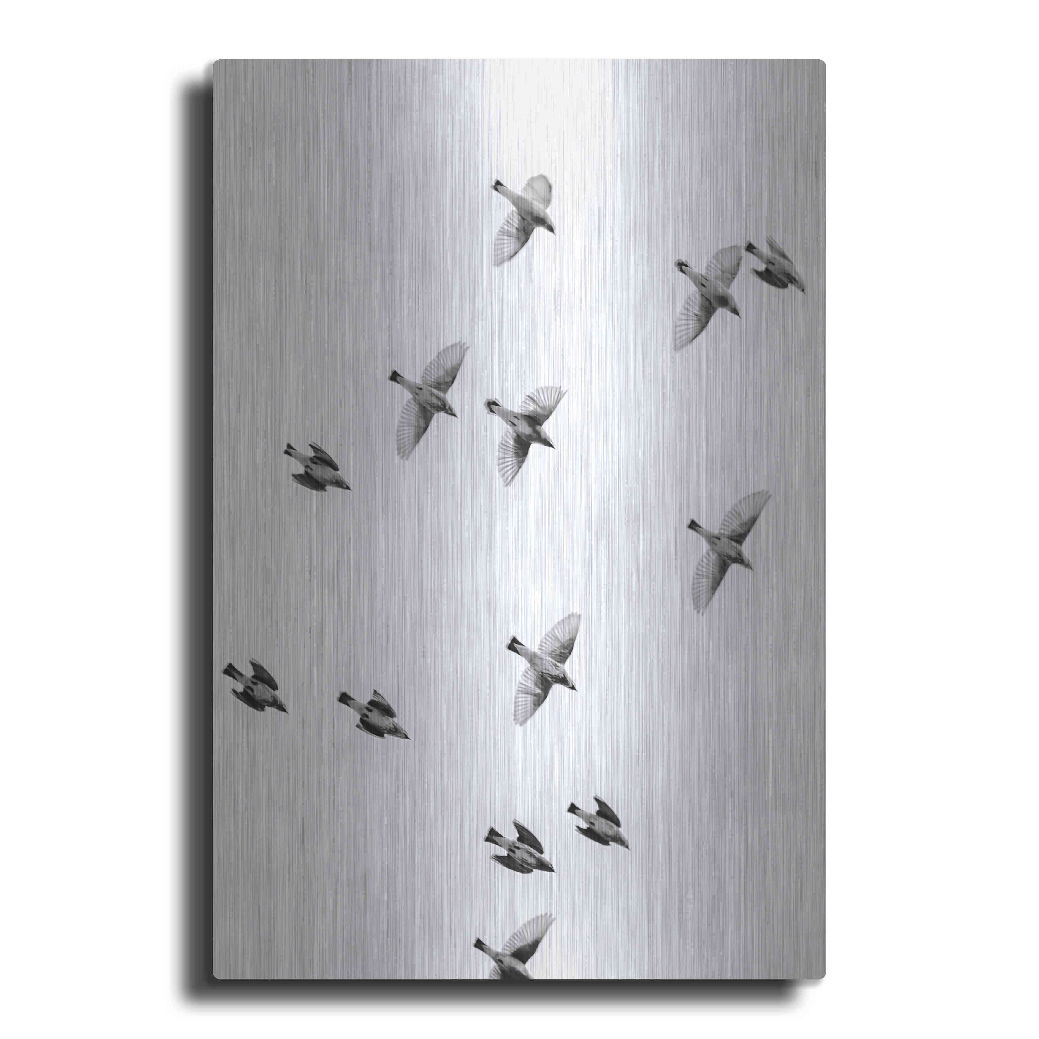 Luxe Metal Art 'In the Sky 1' by Design Fabrikken, Metal Wall Art, 24 ...