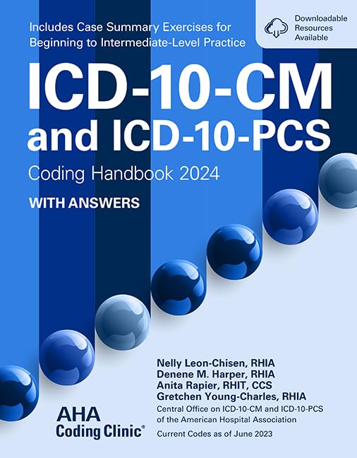 Pre-Owned ICD-10-CM and Icd-10-pcs Coding Handbook, With Answers, 2024 ...