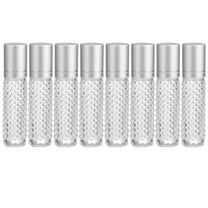 Vivaplex 6 Cobalt Blue 10 ml Glass Roll on Bottles with Stainless Steel Roller Balls 5 ml ...